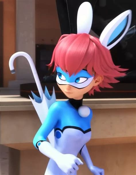 The Animated Character Is Dressed In Blue And White