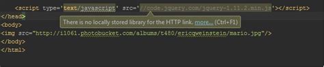 Javascript Webstorm There Is No Locally Stored Library Stack Overflow