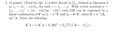 Solved 4 ﻿points Total For Q4 4 ﻿credits ﻿recall