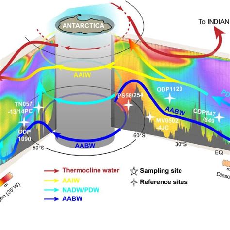 Schematic Illustration Of The Circulation Pattern In The Pacific And
