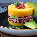 Vegetarische Peruaanse Causa Limeña Vegetarisch Voorgerecht Heerlijke Happen