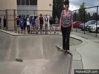 Drunk Mom In Flip Flops On A Skateboard On Make A 