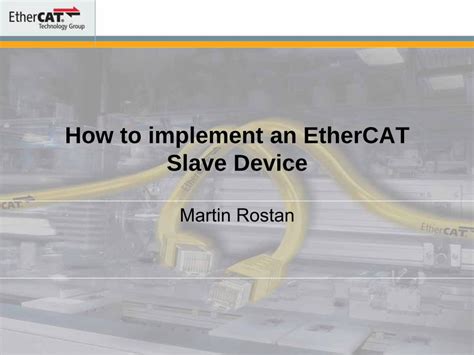 Pdf How To Implement An Ethercat Slave Device Dokumentips