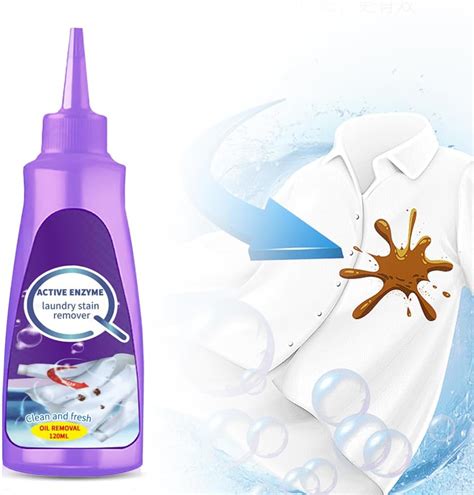 2025 Upgrade Active Enzyme Laundry Stain Remover White