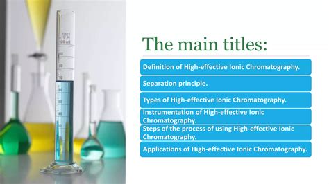 High Effective Ionic Chromatography Pptx