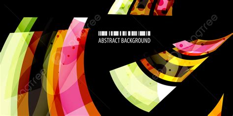 Abstract Colorful Background Graphics Template With Blended Multiple Geometric Objects Art