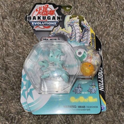 Bakugan Evolutions Nillious Nano Riptide Nano Chrysalin Platinum Powered Up Pack 4617848072
