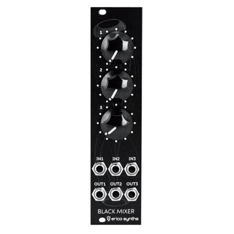 Erica Synths Black Mixer V2 Eurorack Synth Module Geartree