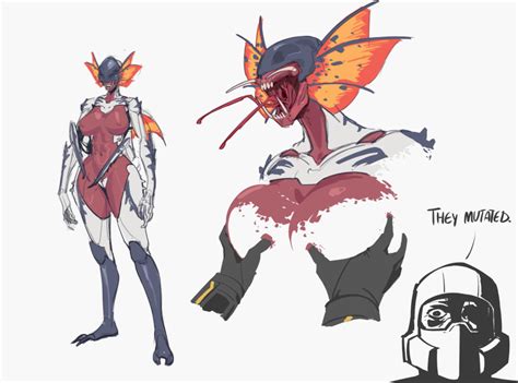 Rule 34 Anthro Arthropod Big Breasts Breasts Dankwoll Female Helldivers Helldivers 2 Huge