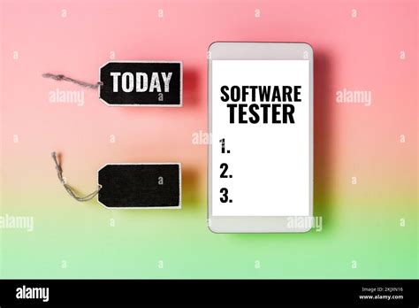 Text Caption Presenting Software Tester Business Idea Implemented To
