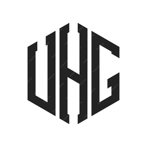 Premium Vector Uhg Logo Design Initial Letter Uhg Monogram Logo Using
