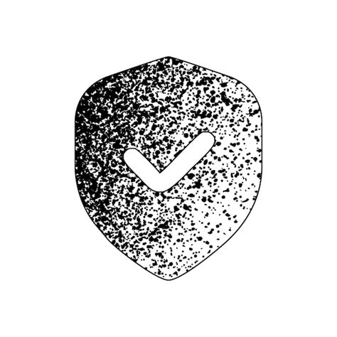 Premium Vector Shield Check Interface Icon Design Vector