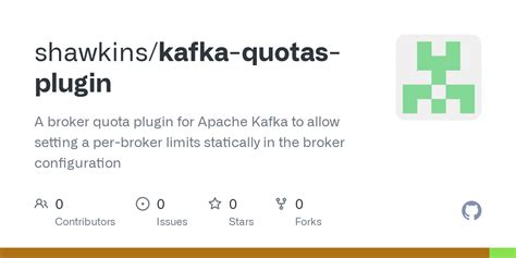 github shawkins kafka quotas plugin a broker quota plugin for apache