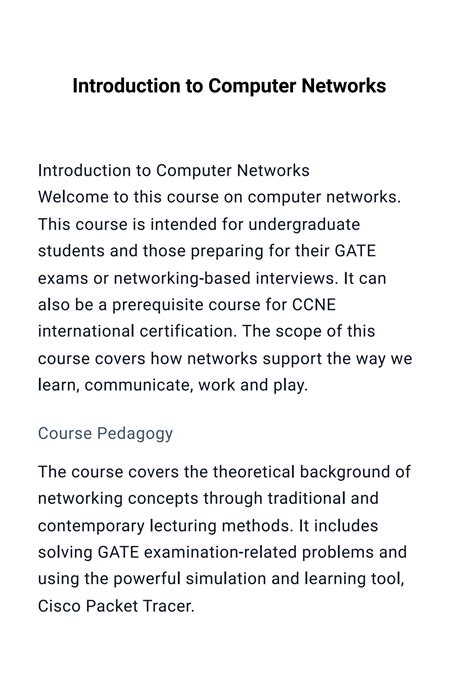 SOLUTION: Introduction to computer networks - Studypool