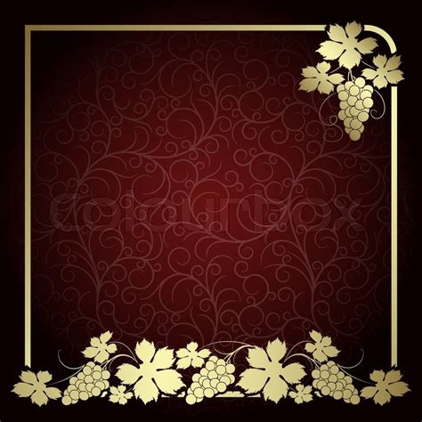 Claret Background With Stock Vector Colourbox