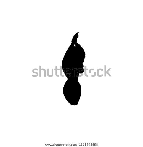 Naked Girl Icon Stock Vector Royalty Free Shutterstock