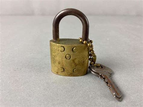 Vintage Brass Slaymaker Lock W Keys Matthew Bullock Auctioneers