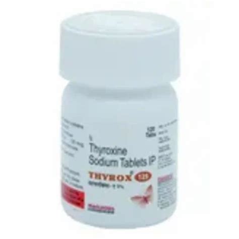 Thyrox Thyroxine 125mcg Tablet At Rs 230bottle Jaripatka Nagpur