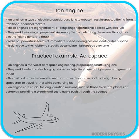 Ion Engine Efficient Propulsion Low Fuel Use And High Thrust Ratio