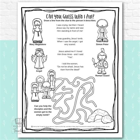 Free Printable Religious Easter Activities Gerald Printable