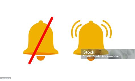 알림 벨 아이콘 알람 소리 아이콘 및 음소거 기호 벨 소리 켜기 및 끄기 아이콘 알림 아이콘에 대한 스톡 벡터 아트 및 기타 이미지 알림 아이콘 켰다 끄기 핸드벨