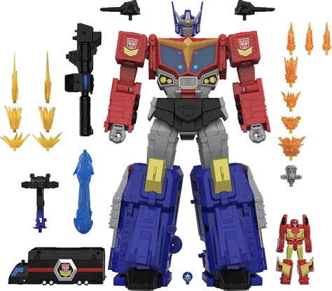 Transformers Age Of The Primes Titan Class The Thirteen Star Optimus Prime Action Figure Amazon