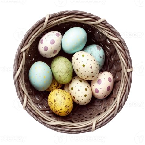 Cute Easter Eggs Isolated 22918521 Png