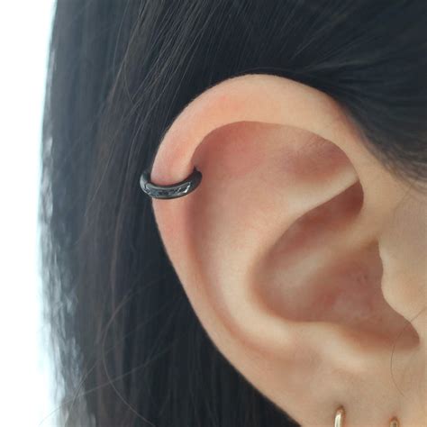 Stainless Steel Tiny Cartilage Huggie Hoop Earrings Musemond