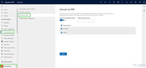 Export Pdf From Activity Entity Like Emails Appointments And More In Dynamics 365 Crm