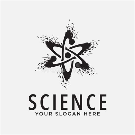 Science Logo Icon Template With Laboratory Vector Illustration Stock