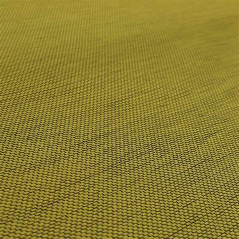Festival Colourful Textured Chenille Plain Upholstery Fabric In Yellow