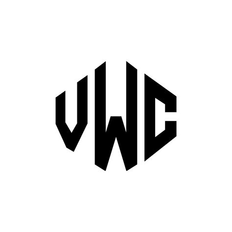 Vwc Letter Logo Design With Polygon Shape Vwc Polygon And Cube Shape