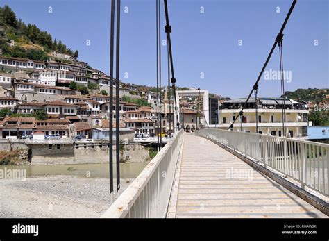 Bridge Over The River Osum In The Old Town Of Berat In Albania