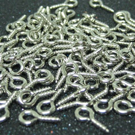 Tiny Eye Screws Etsy
