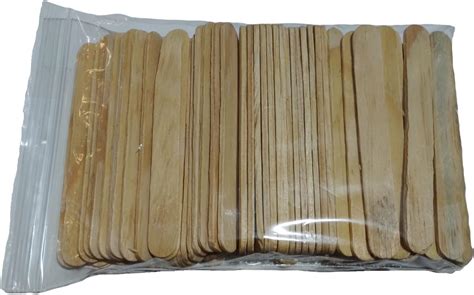 Generic 100 Palitos De Madera Para Paleta O Manualidades 122 Cm X 14