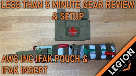 Aws Ifak Pouch Insert Lt5mgr And Ifak Setup And Belt Config Youtube