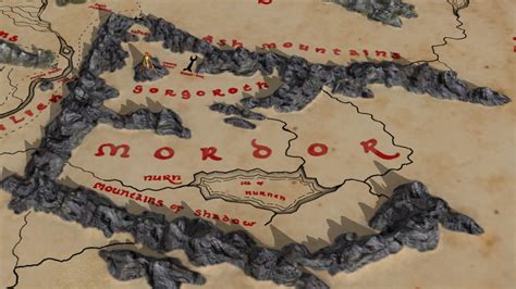 Shadow Of Mordor Map
