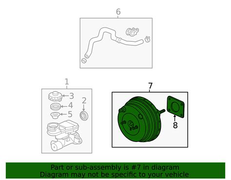 01469 Scv A00 Booster Assembly 2003 2007 Honda Element Honda Parts