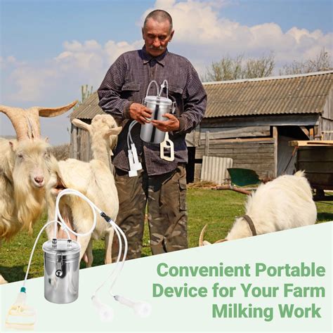Manual Milking Machine 2l Effort Saving Goat Milking