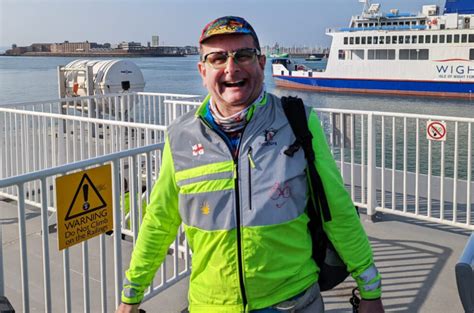 Timmy Mallet Crosses The Solent As Part Of Around Britain Cycling Tour Island Echo 24hr News