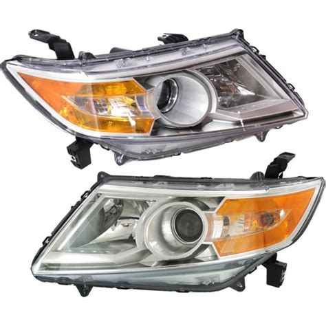 For Honda Odyssey Headlight 2011 2013 Pair Driver Side And Passenger