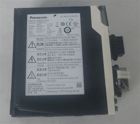 Panasonic Servo Motor Mbdht2510 Servo Driver Ebay