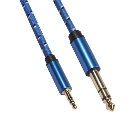 35mm Jack Male To 635mm 14 Male Audio Aux Cable For Amplifer Guitar