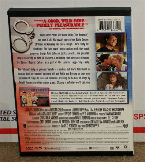 Chasers Dvd Tom Berenger 85391336327 Ebay