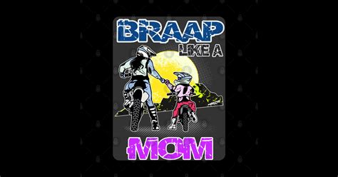 Braap Motocross Sticker Teepublic