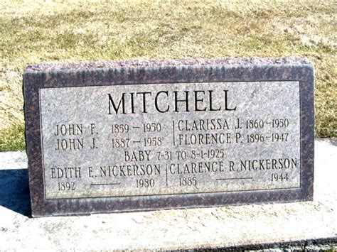 Florence Pheobe Mitchell 1896 1947 Find A Grave äreminne