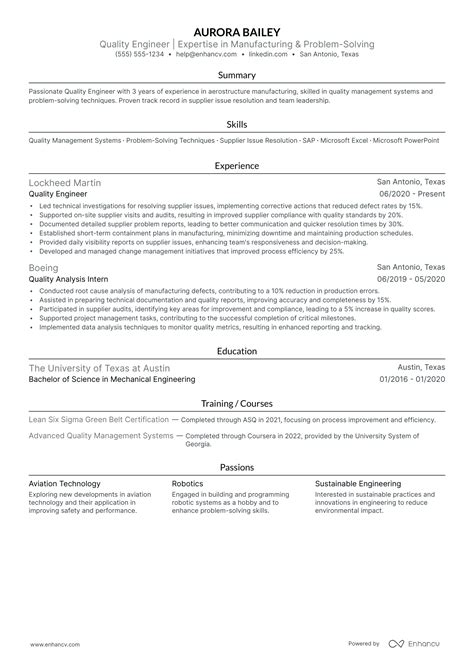 Successful QA Engineer Resume Examples And Writing Tips For