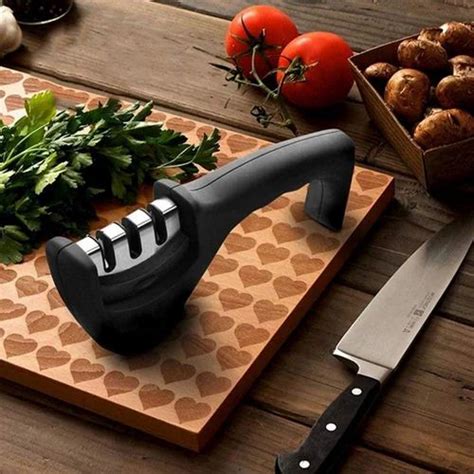 Knife Sharpener Manual 3 Stage Knives Sharpner Tool At ₹ 45 Piece Surat Id 2857573304362