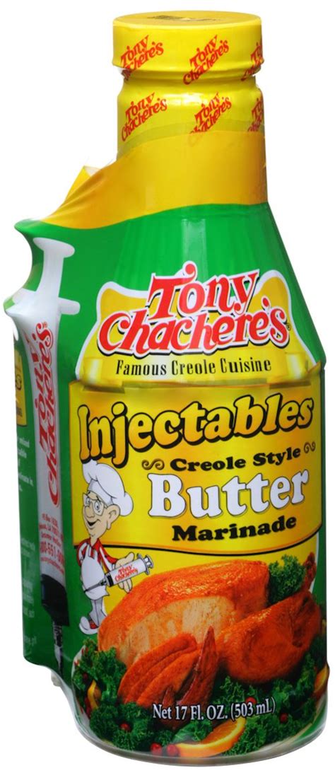 Tony Chachere Injectable Marinades With Injector Creole