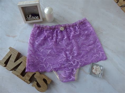 Sheer Booty Shorts Lace Sexy Panties Etsy Canada